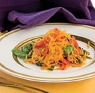 Recettes 6 Continents – Courge spaghetti à la sicilienne (Minçavi)